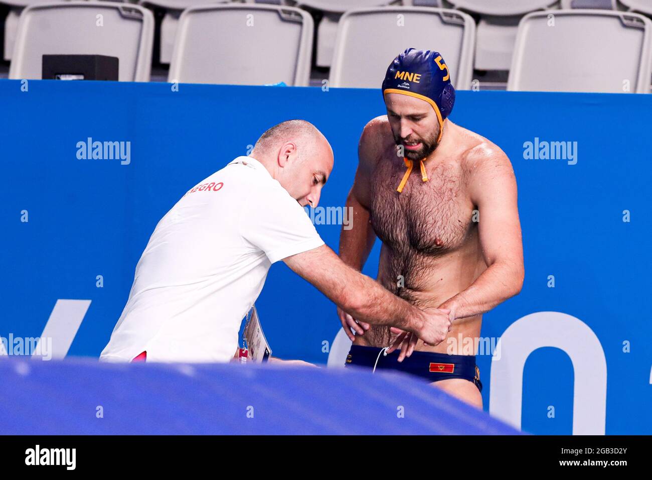 Tokyo, Japan. 02nd Aug, 2021. TOKYO, JAPAN - AUGUST 2: Staff of ...