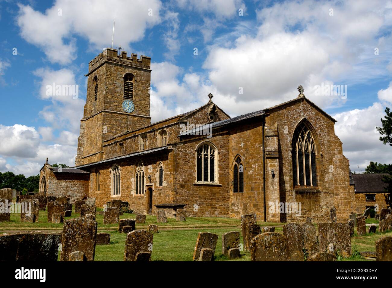 St. Mary Magdalene Church, Wardington, Oxfordshire, England, UK Stock ...