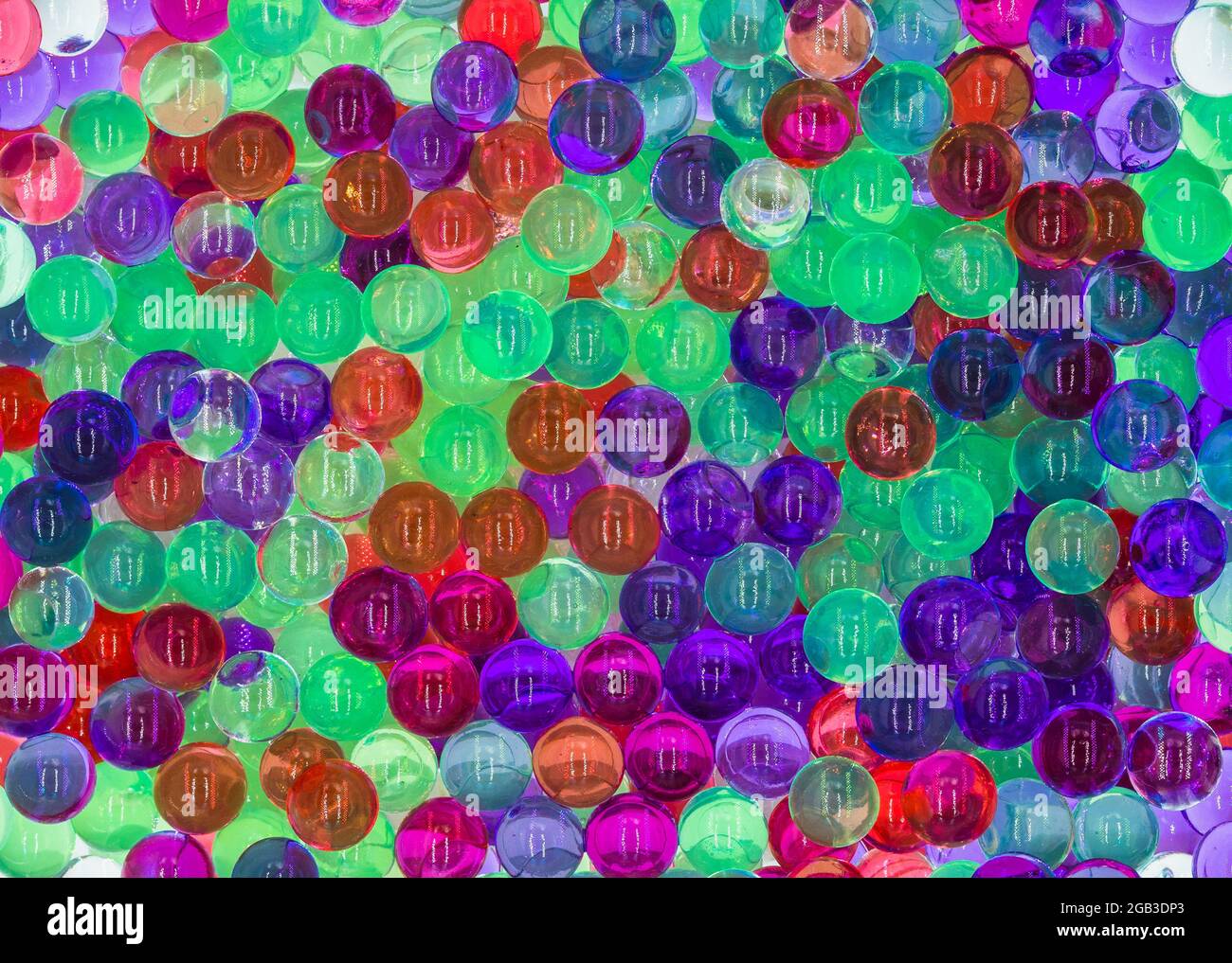 Full frame of different colorful jelly balls Stock Photo - Alamy