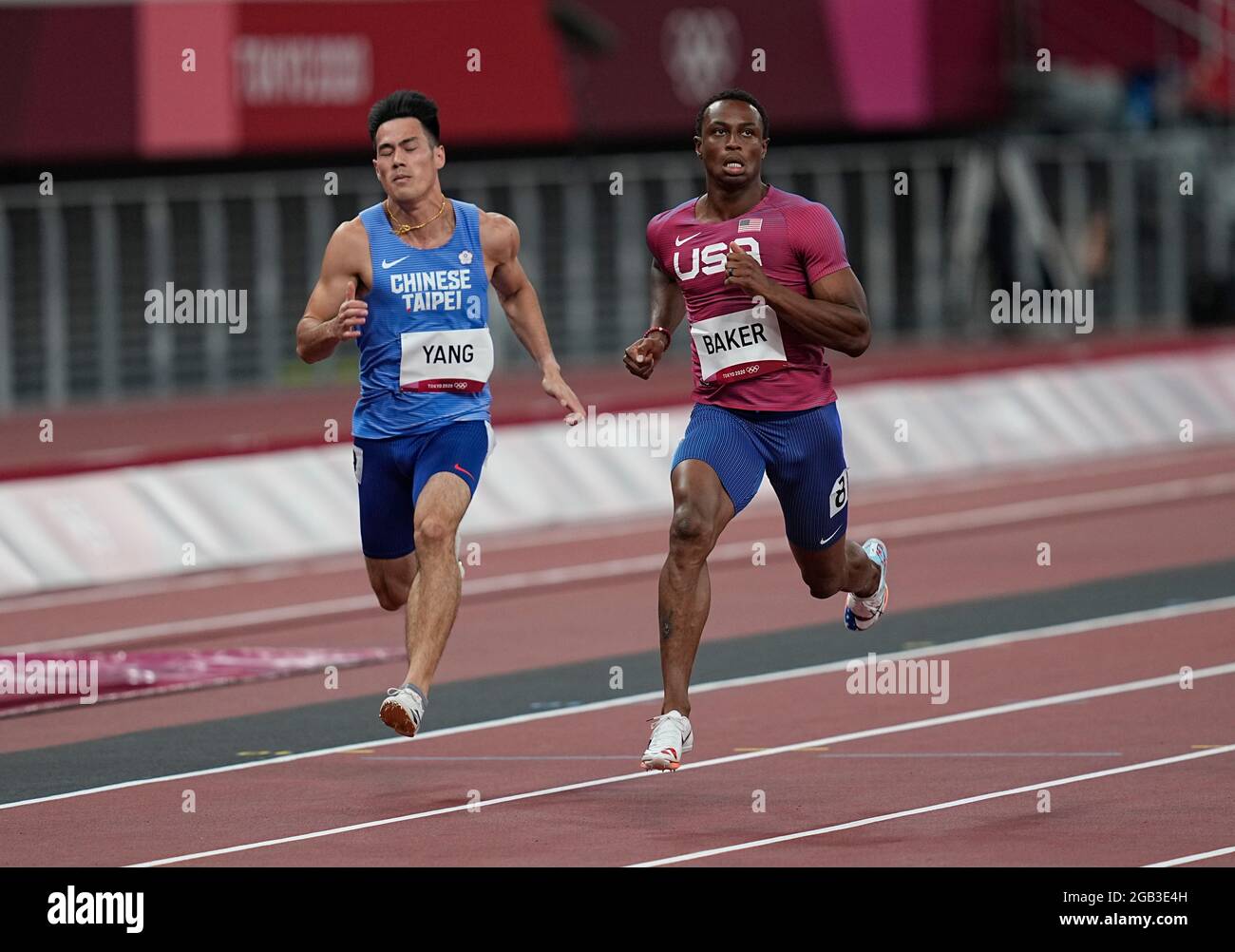 July 31, 2021: Ronnie Baker during 100 meter for men at the Tokyo ...