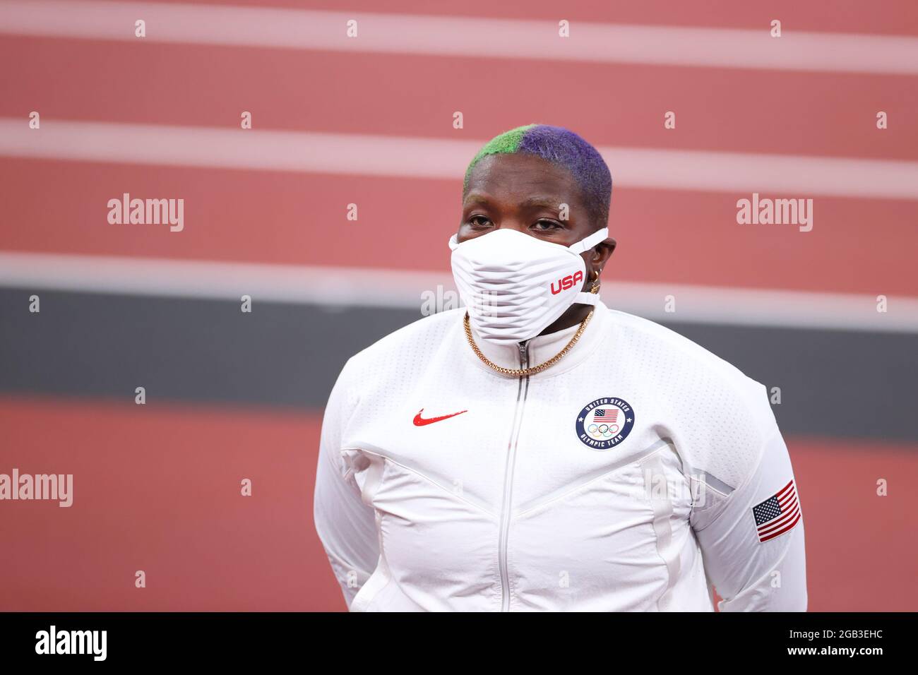 Tokyo, Japan. 1st Aug, 2021. SAUNDERS Raven (USA), SILVER Medal ...