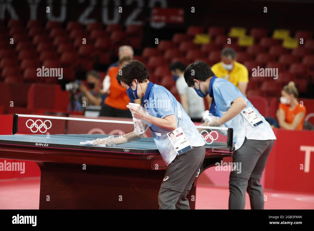 Tokyo-Japan August 2, 2021, Tokyo2020 Olympic Games, table tennis at ...