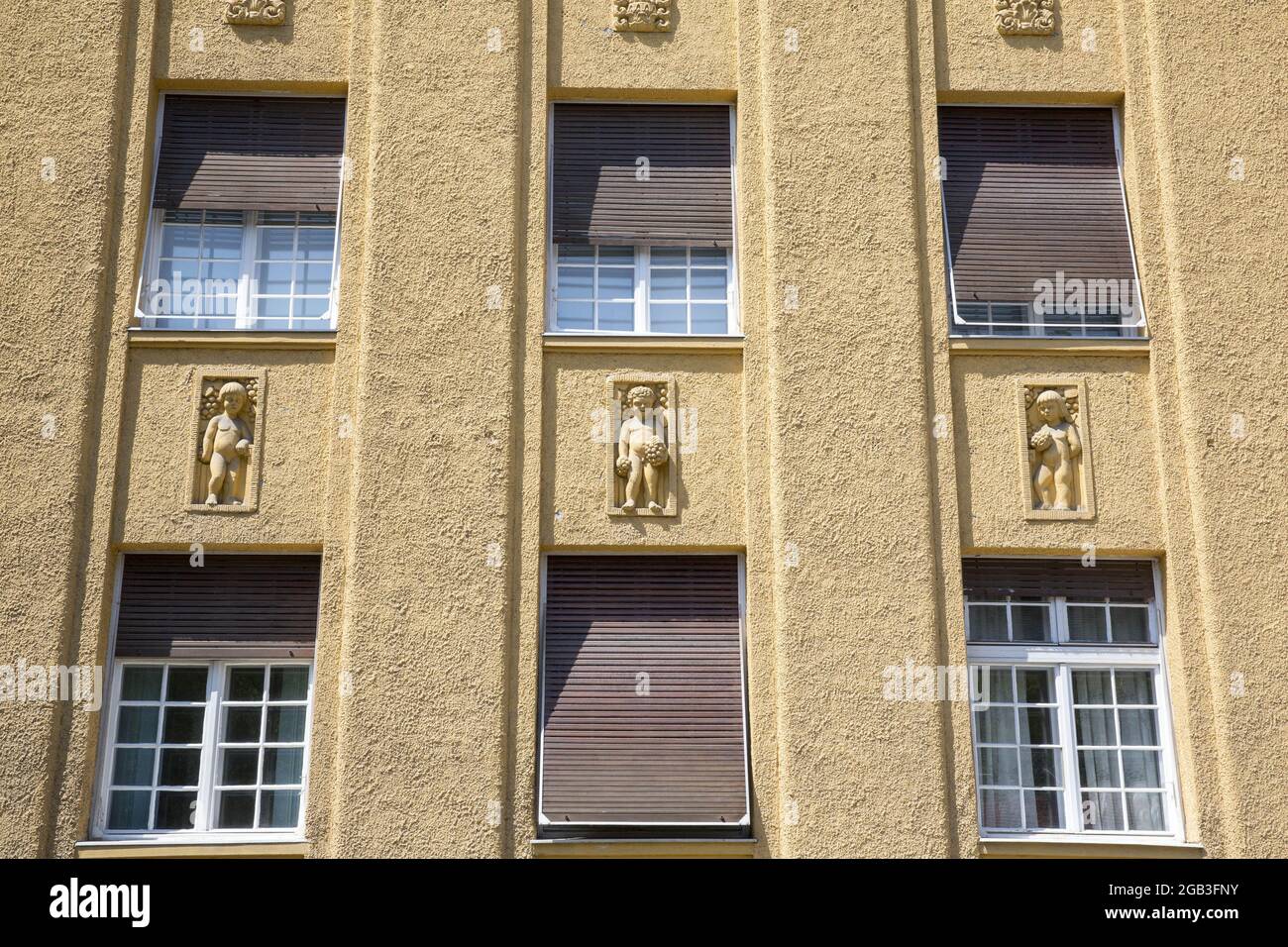 Decorations on the facade Stock Photo - Alamy