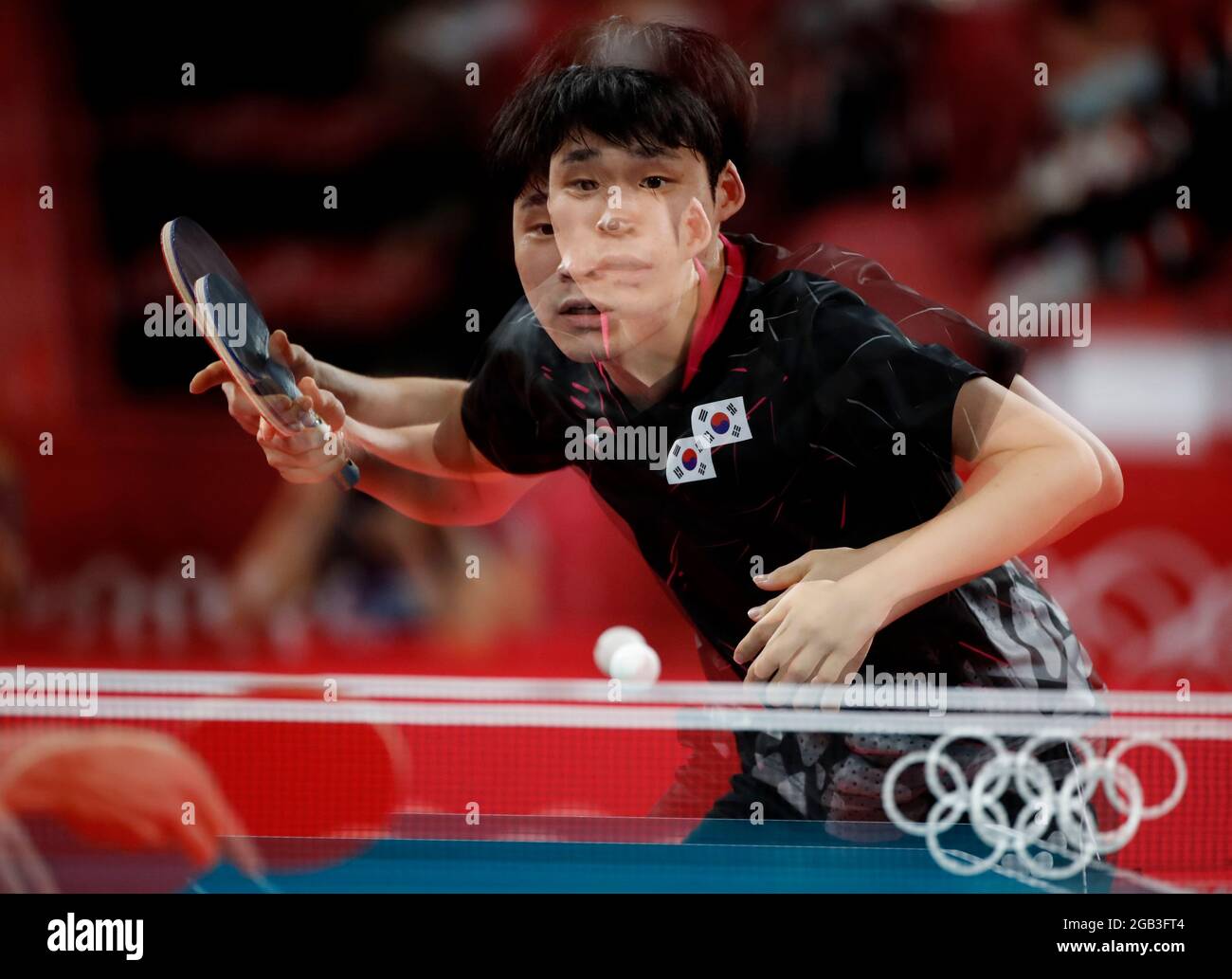 Tokyo-Japan August 2, 2021, Tokyo2020 Olympic Games, table tennis at ...