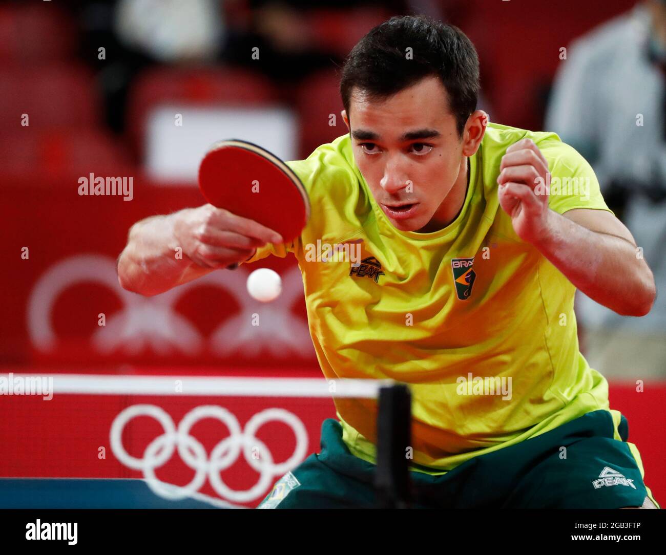 Tokyo-Japan August 2, 2021, Tokyo2020 Olympic Games, table tennis at ...