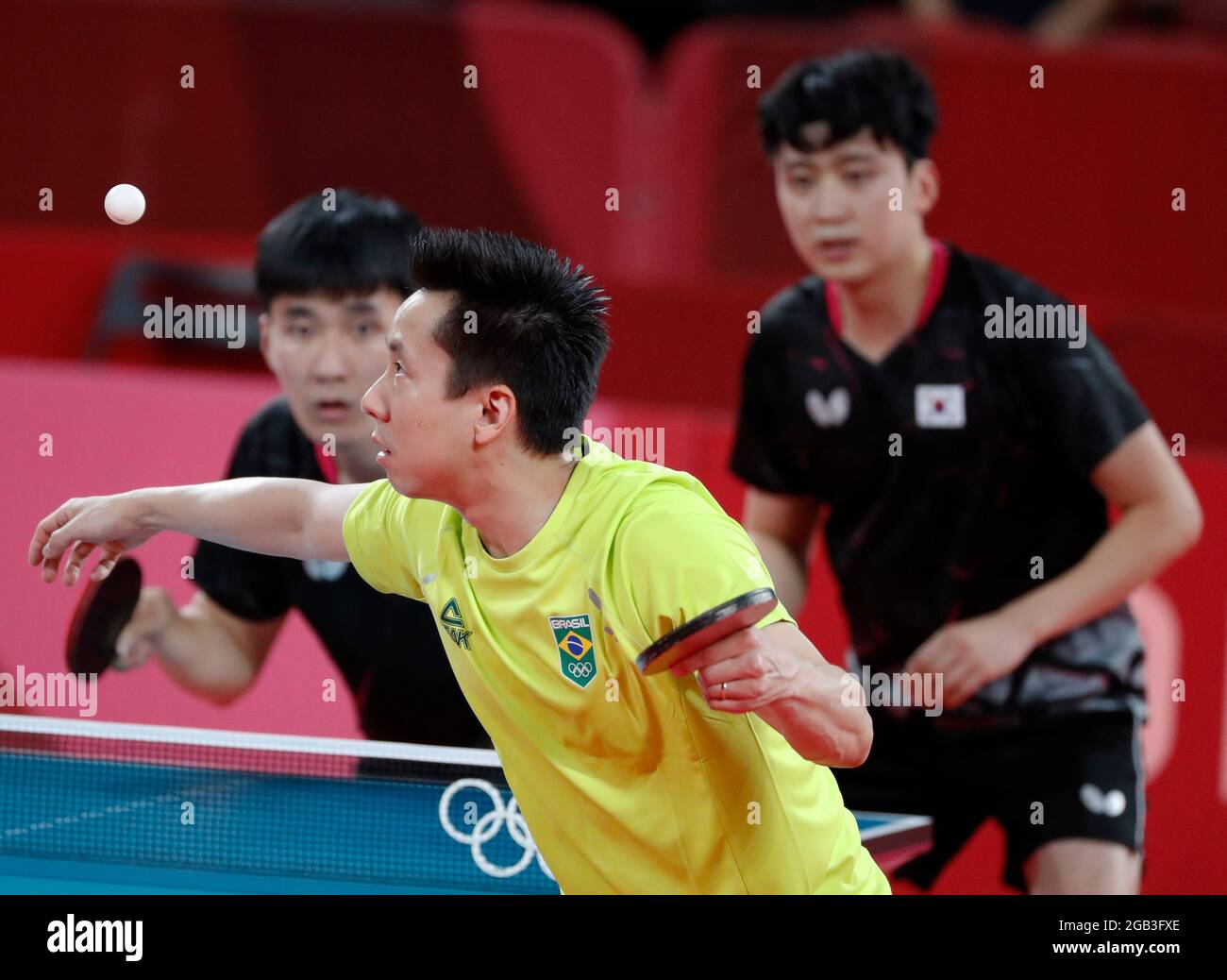 Tokyo-Japan August 2, 2021, Tokyo2020 Olympic Games, table tennis at ...