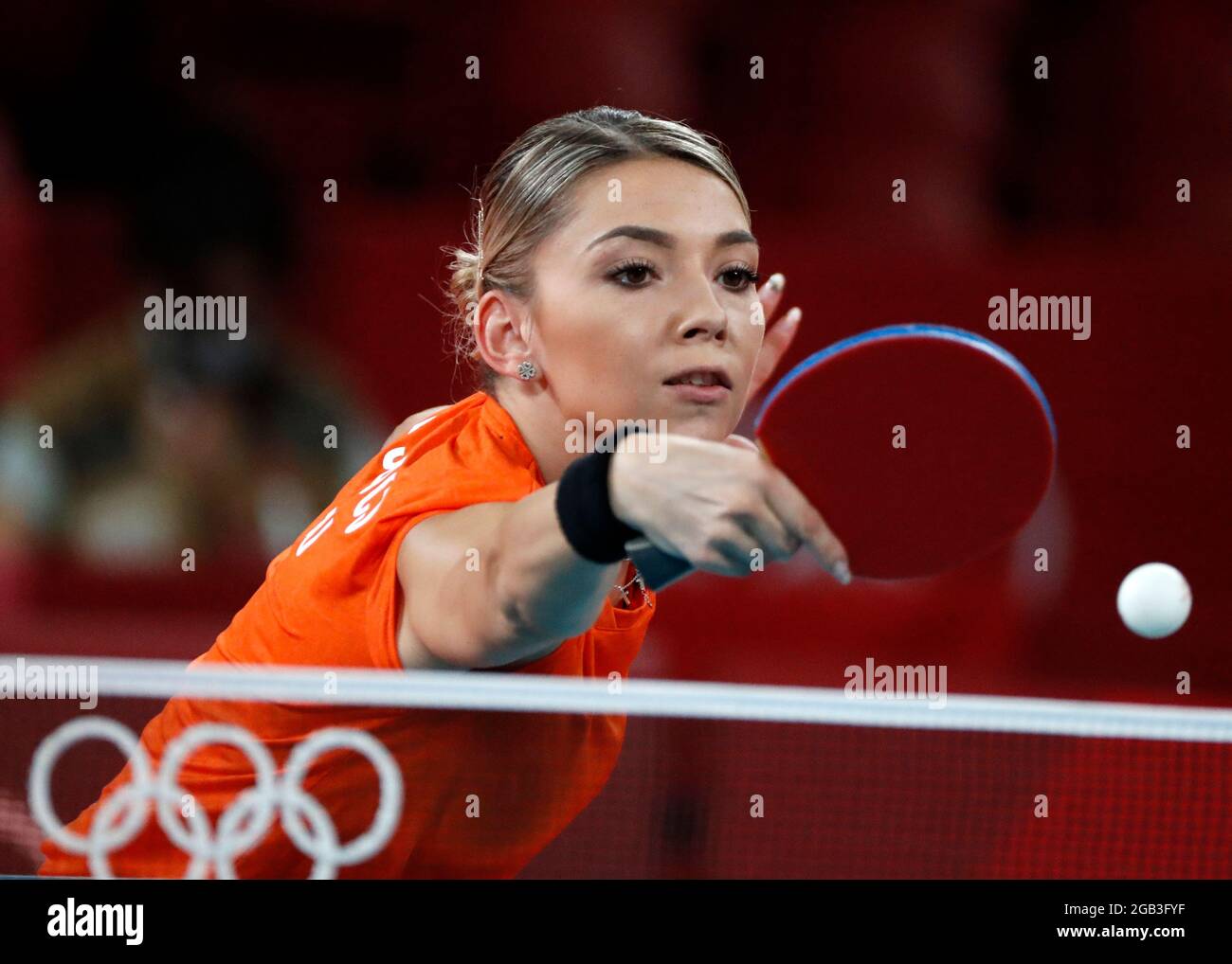 Tokyo-Japan August 2, 2021, Tokyo2020 Olympic Games, table tennis at ...