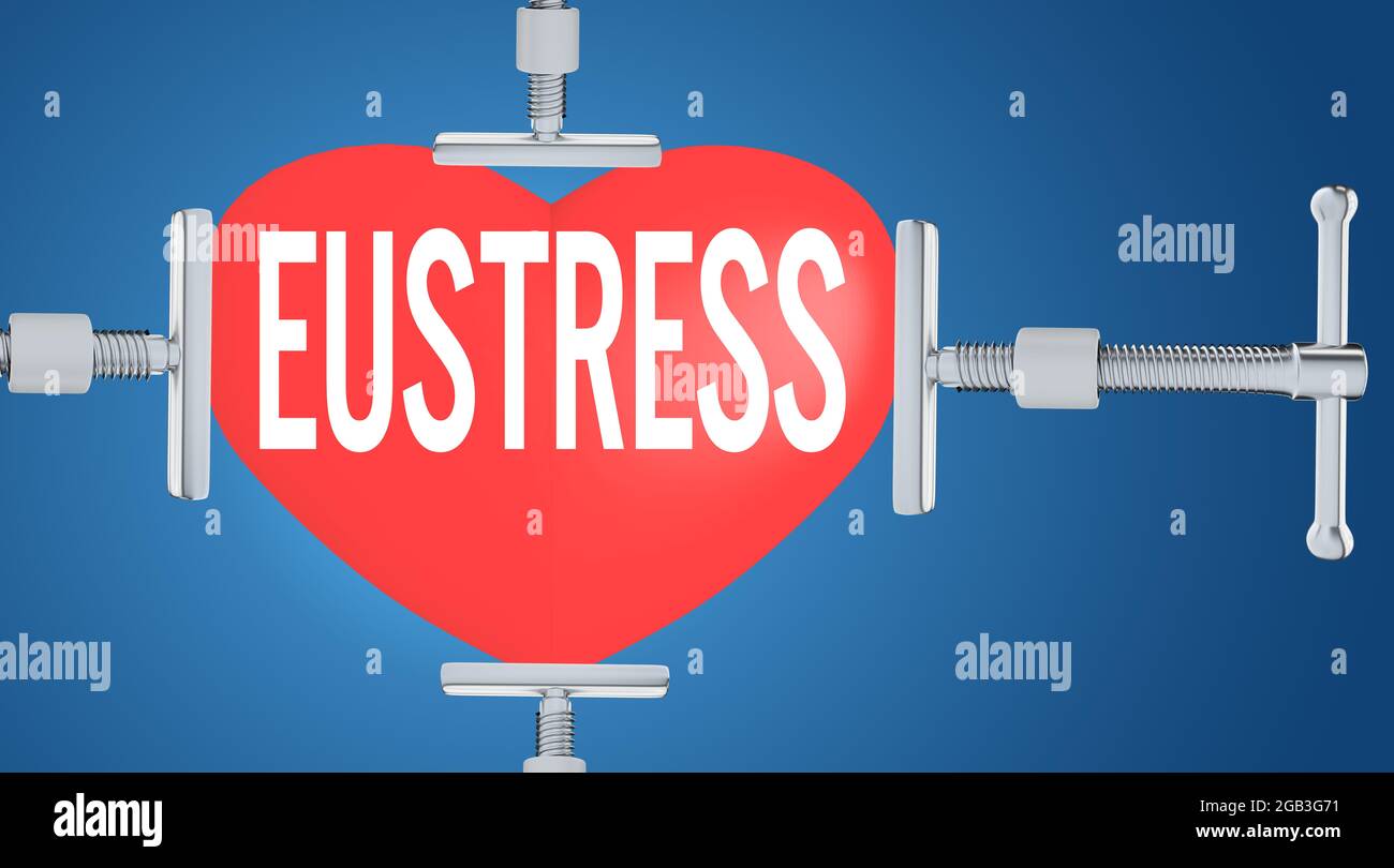 3D render illustration of Eustress concept on white Stock Photo - Alamy
