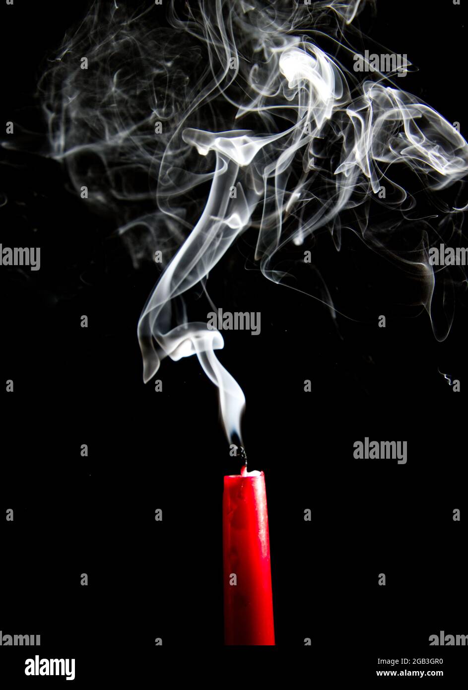 Candle smoke black background hi-res stock photography and images - Alamy