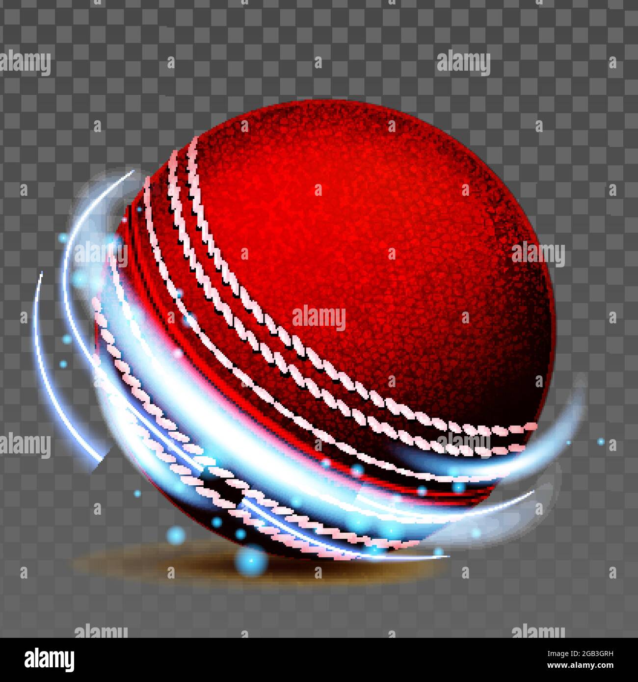 Cricket ball hitting cricket stumps Stock Vector Images - Alamy