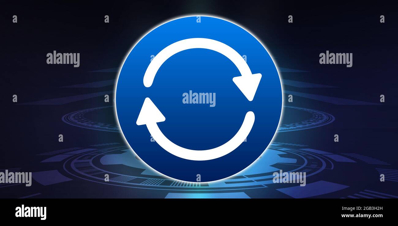 Illustration of an upgrade concept Stock Photo - Alamy