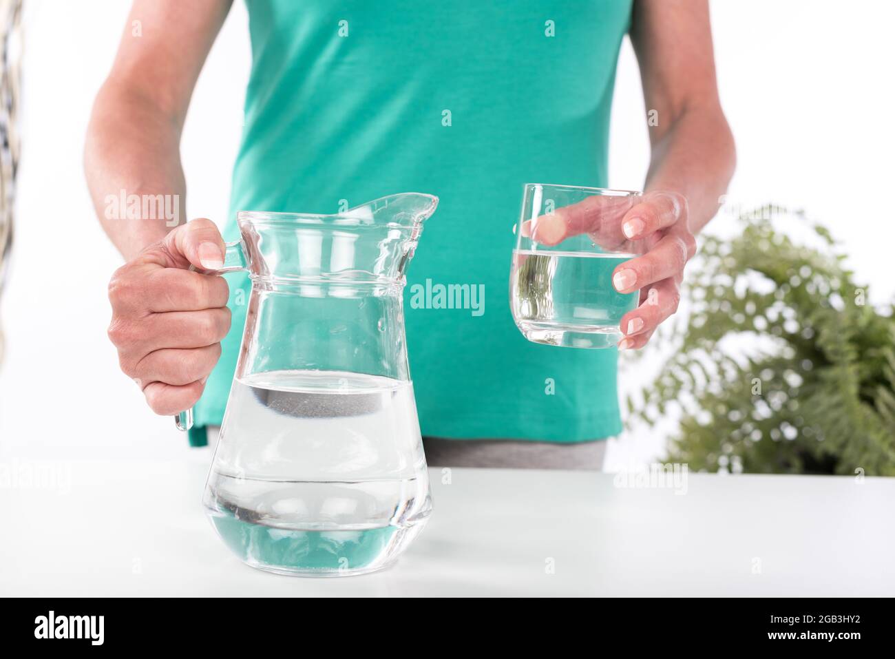 Holding a pitcher hi-res stock photography and images - Alamy
