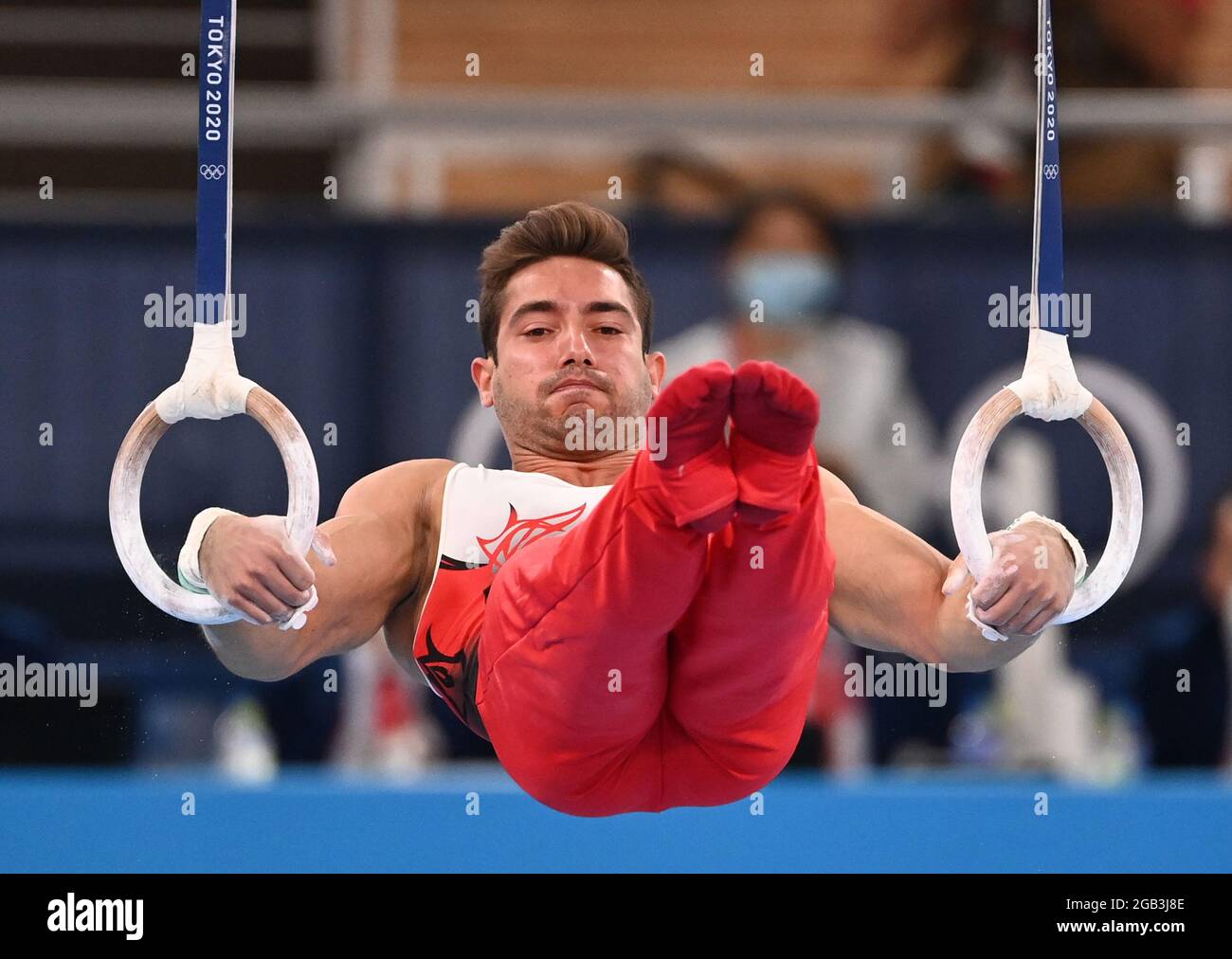 Tokyo, Japan. 02nd Aug, 2021. Gymnastics: Olympics, rings, men, final ...