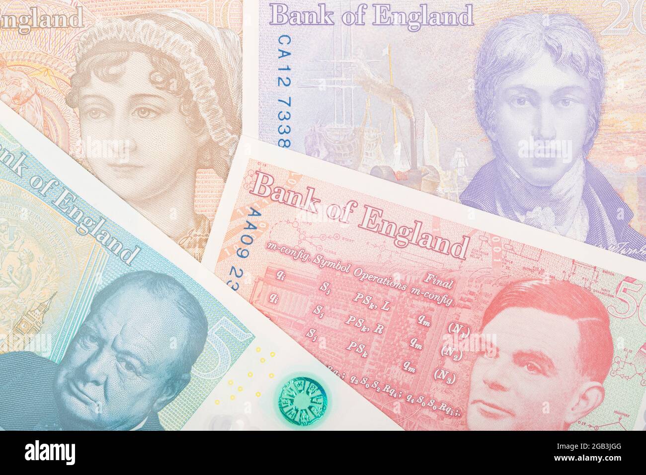 English banknotes hi-res stock photography and images - Alamy