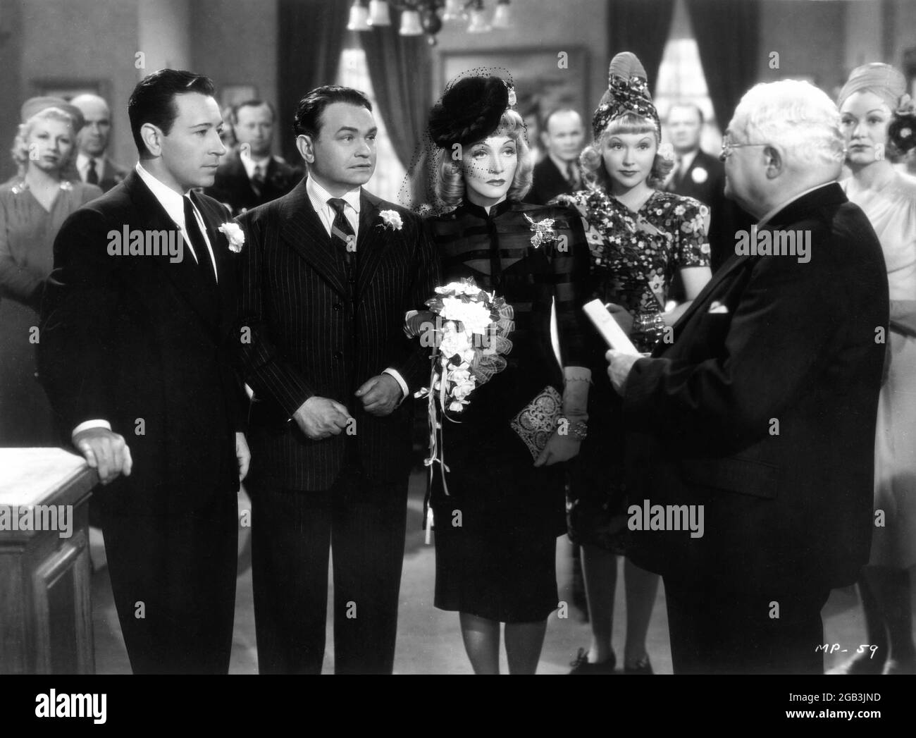 GEORGE RAFT EDWARD G. ROBINSON MARLENE DIETRICH JOYCE COMPTON and EVE ...
