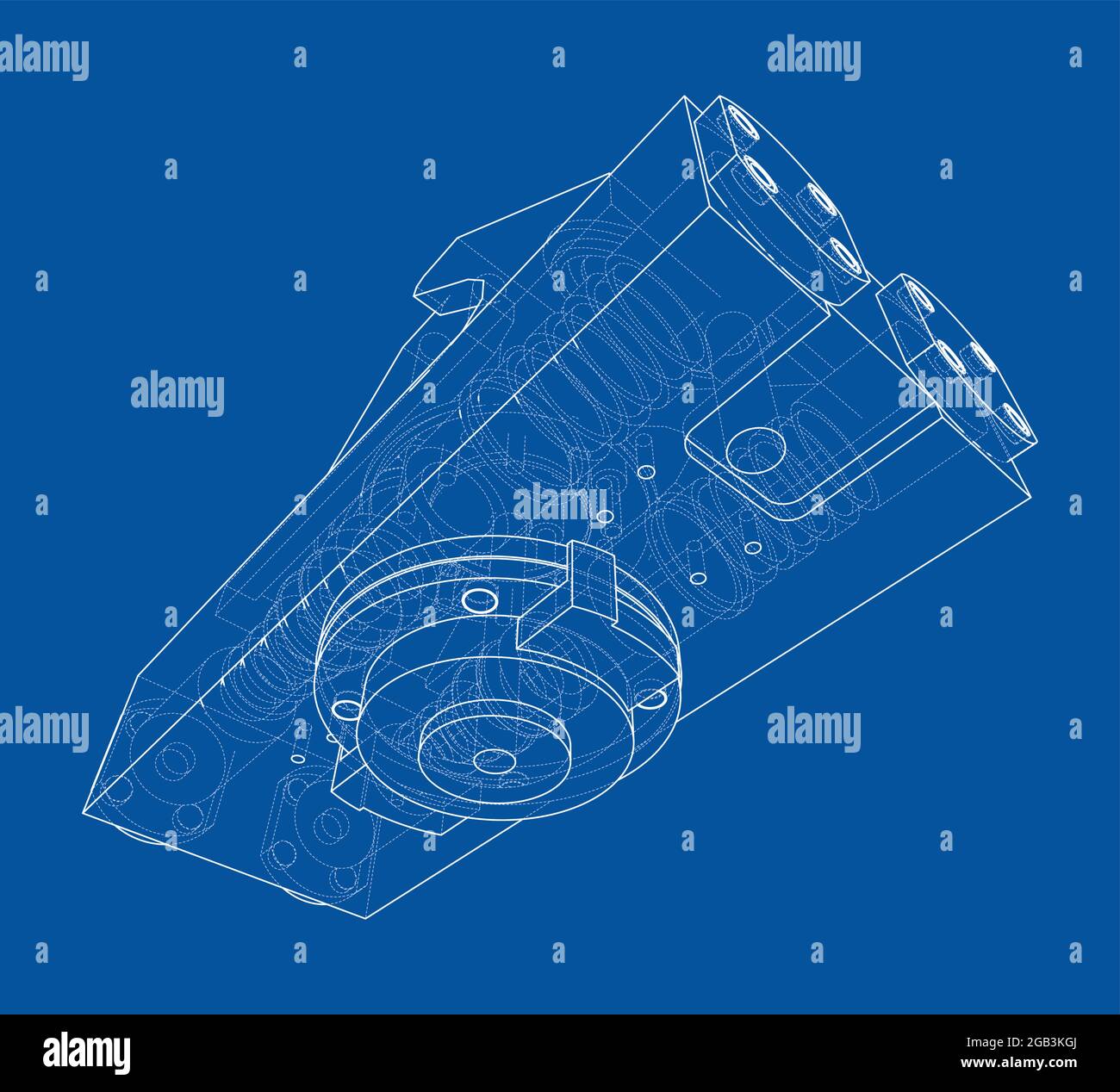 Abstract industry object concept. Vector Stock Vector Image & Art - Alamy