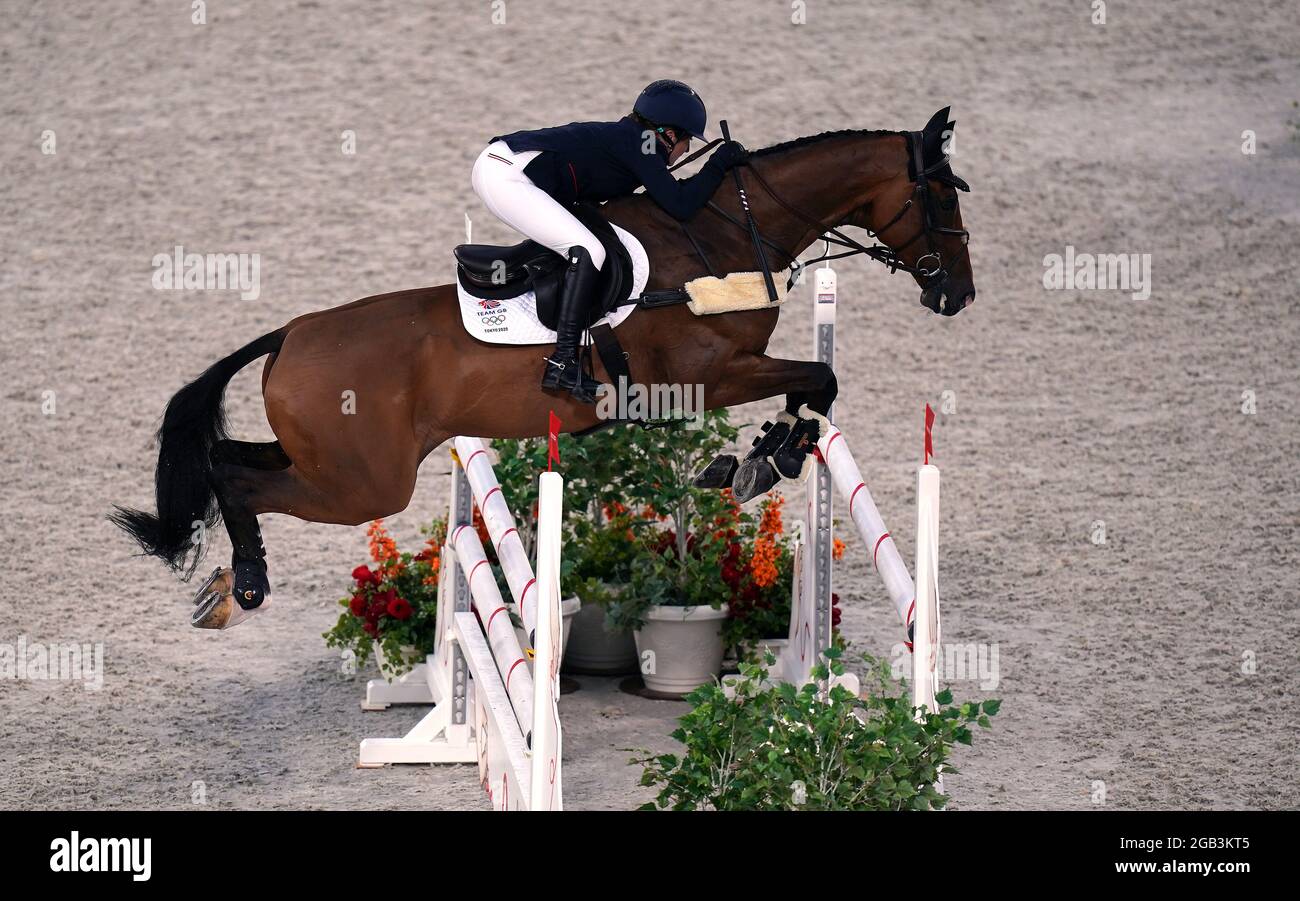 Great Britain's Laura Collett riding London 52 during the Eventing ...