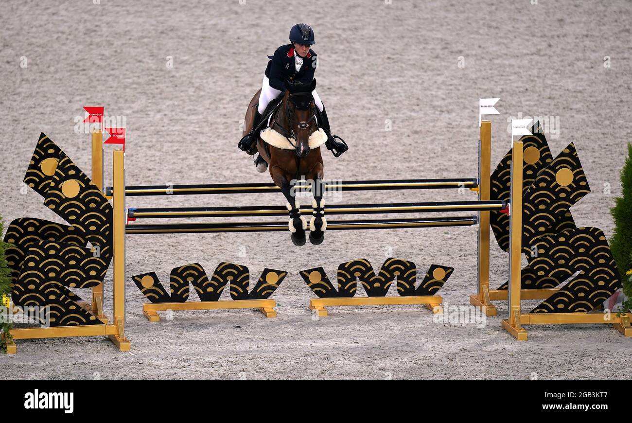 Great Britain's Laura Collett riding London 52 during the Eventing ...