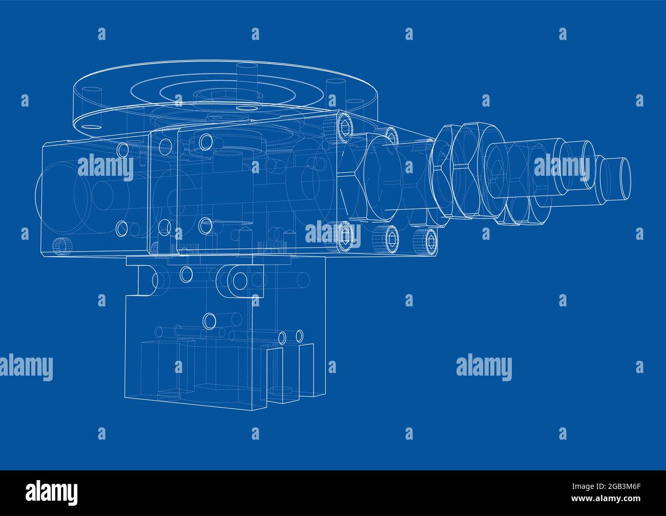 Abstract industry object concept. Vector Stock Vector Image & Art - Alamy