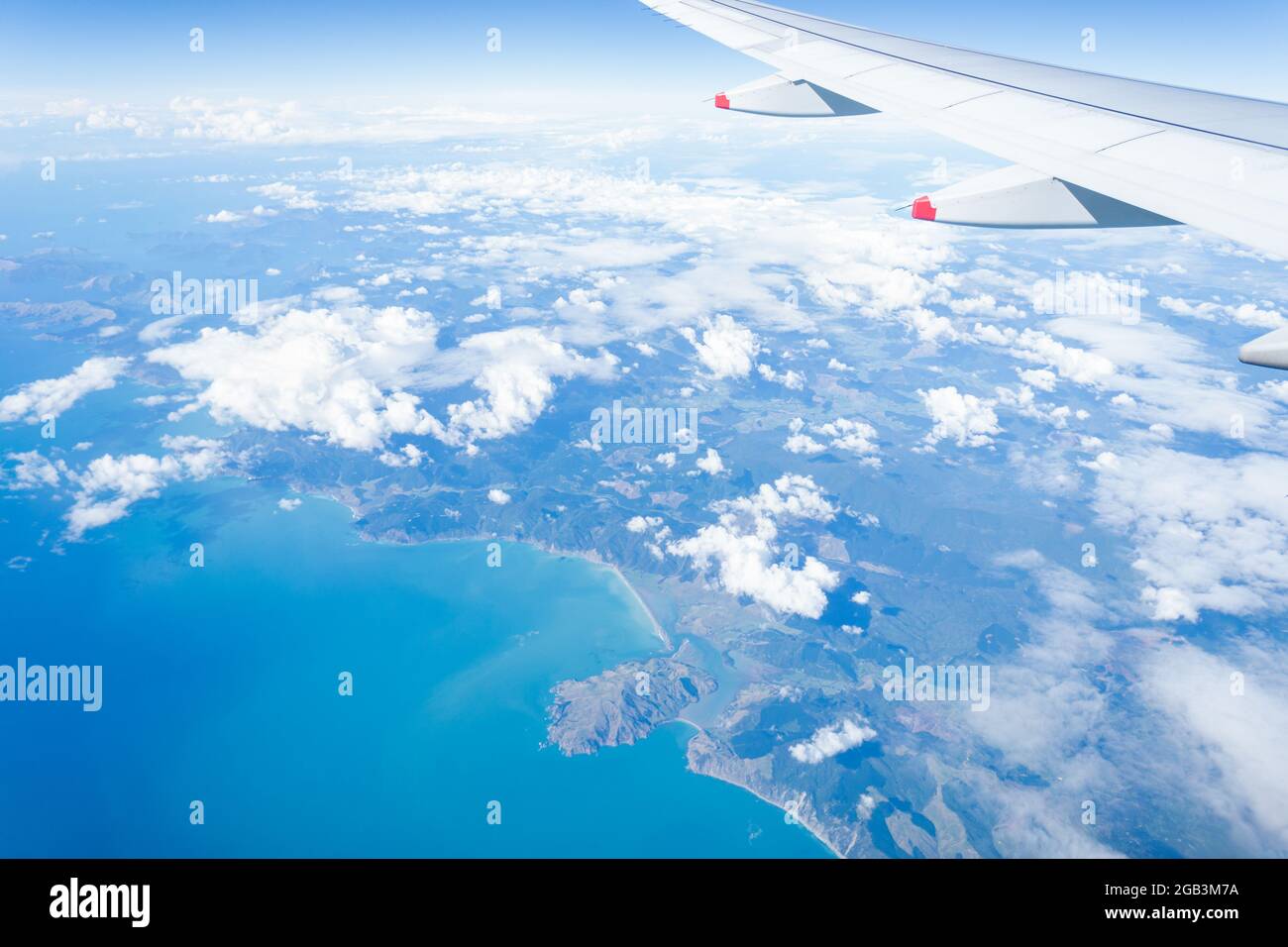 Ocean From Plane United Flight Dove To Within 748 Feet Of Ocean