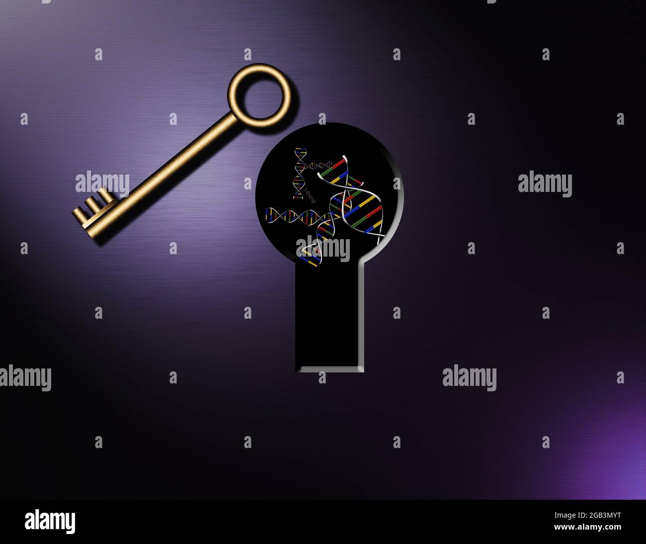 Lock and key molecule hi-res stock photography and images - Alamy