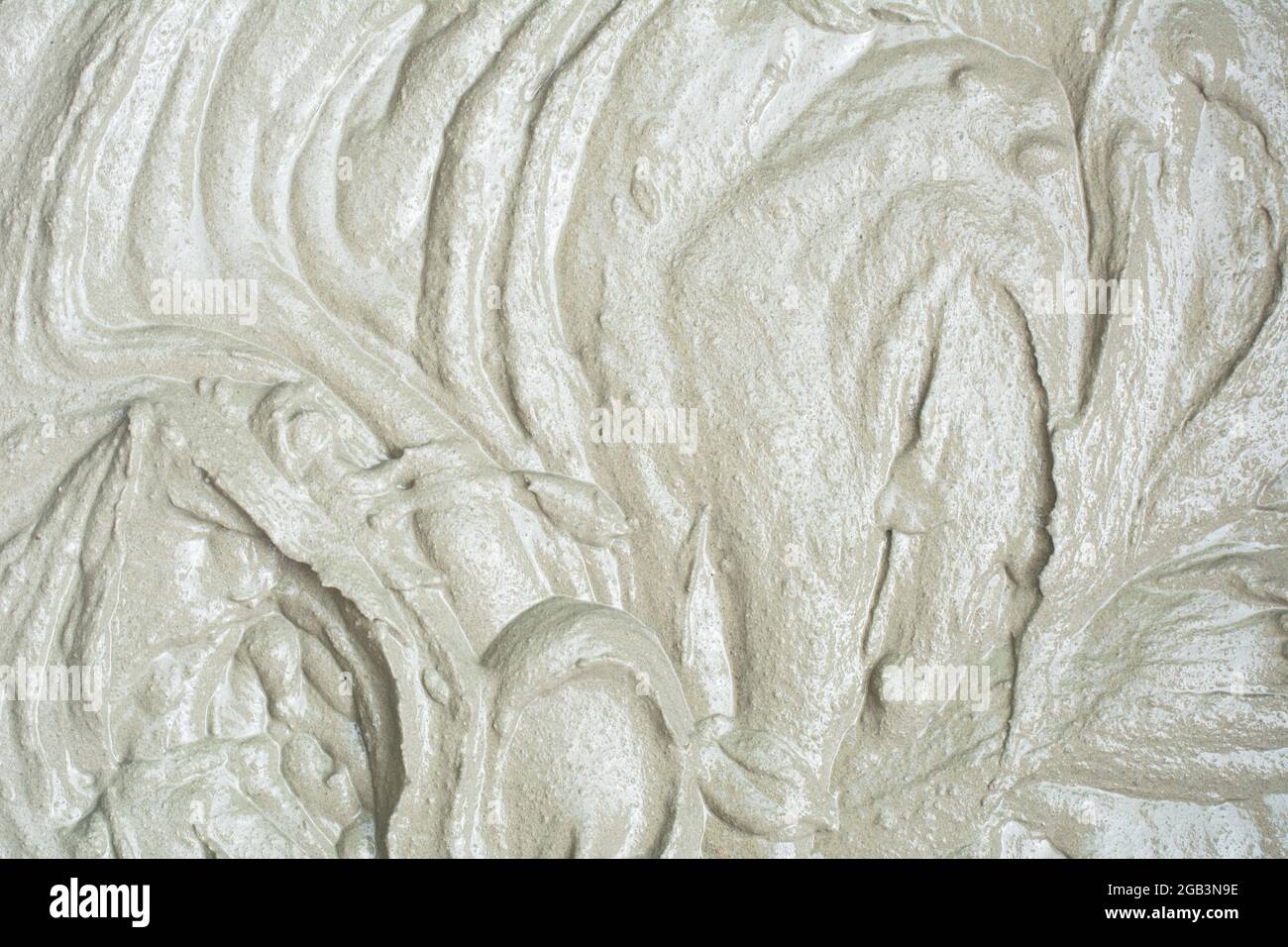 Wet cement mortar texture background. Gray concrete surface. Material ...