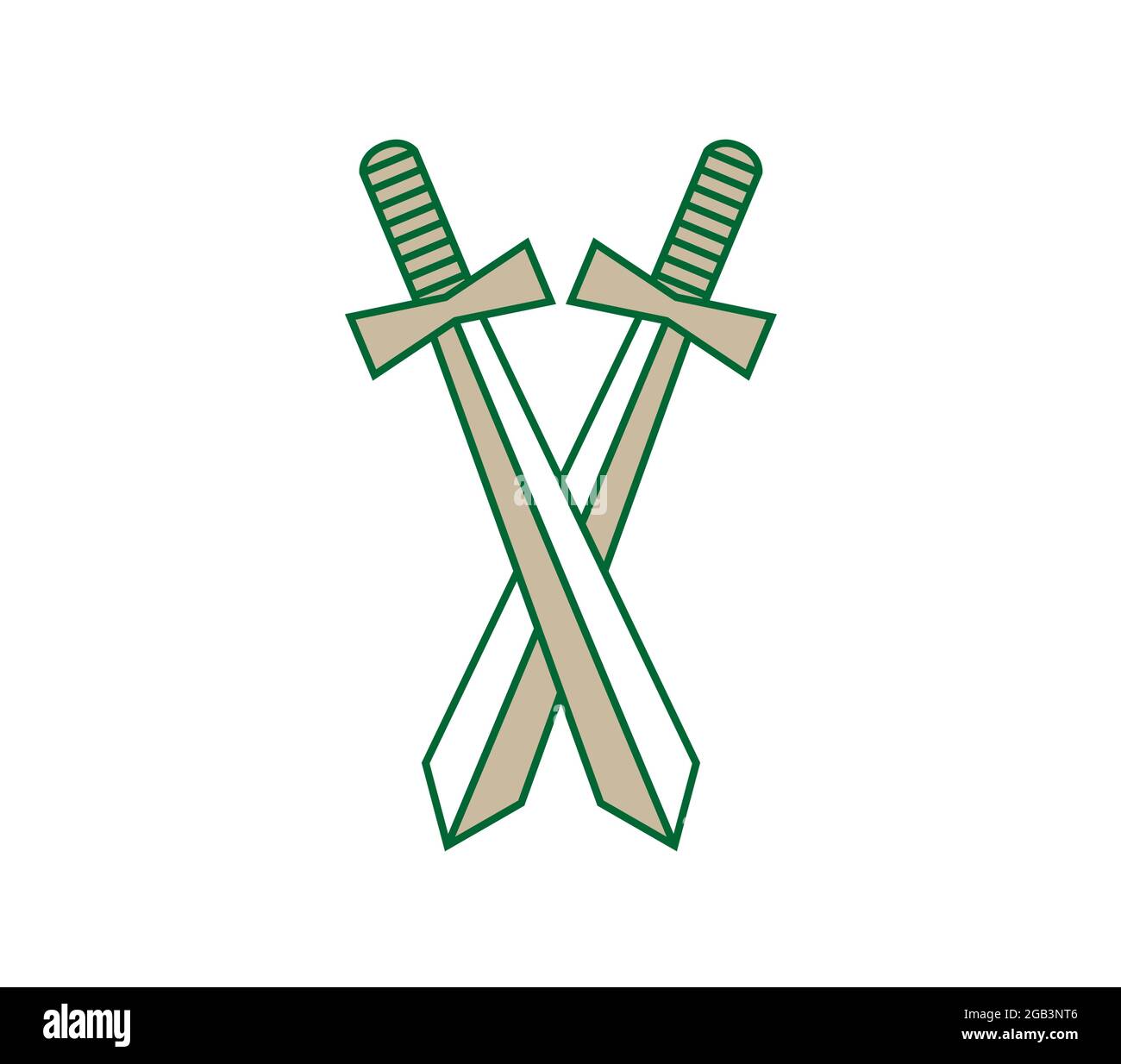Crossed Swords Logo High Resolution Stock Photography and Images - Alamy