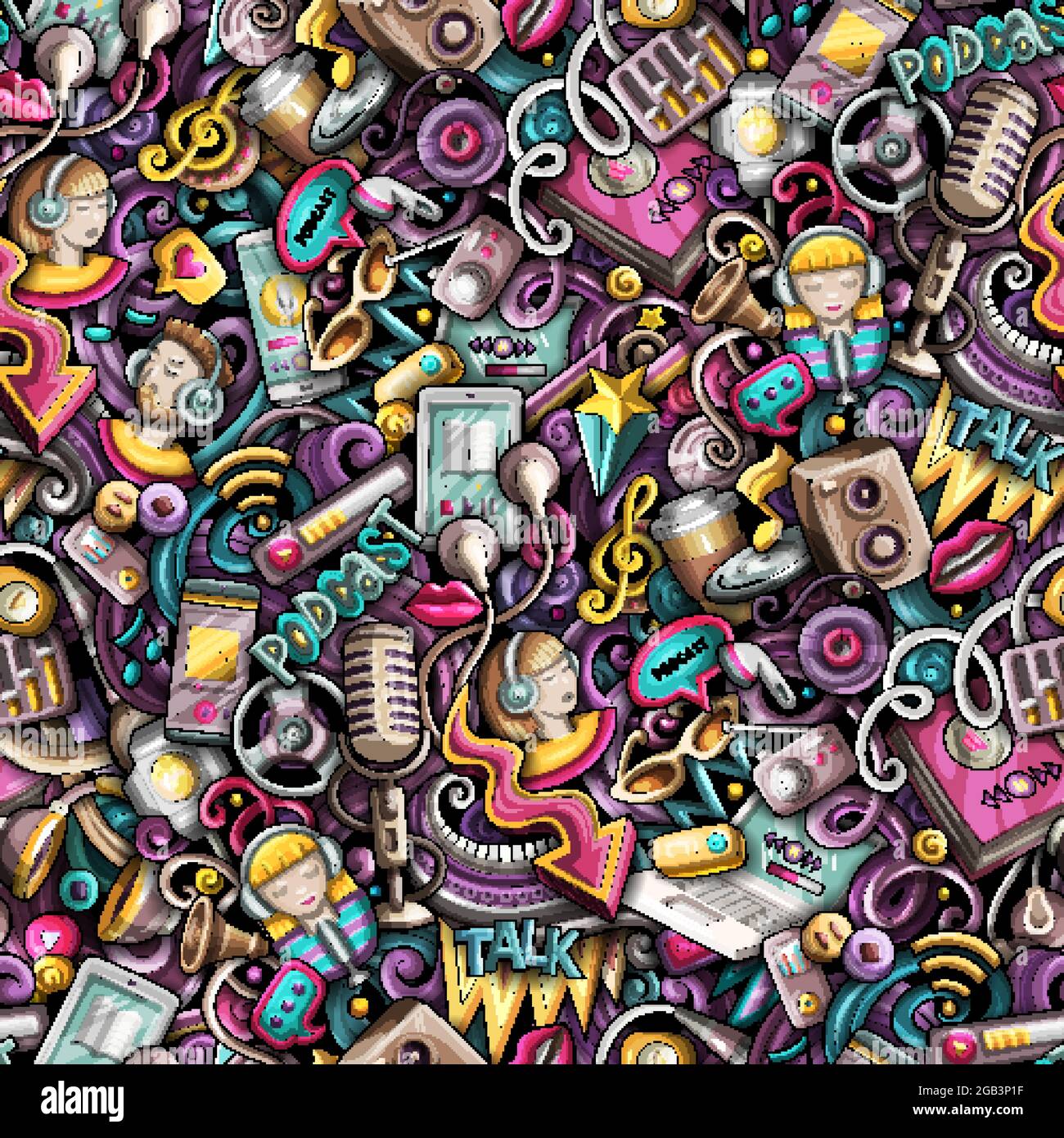 Audio content Stock Vector Images - Alamy