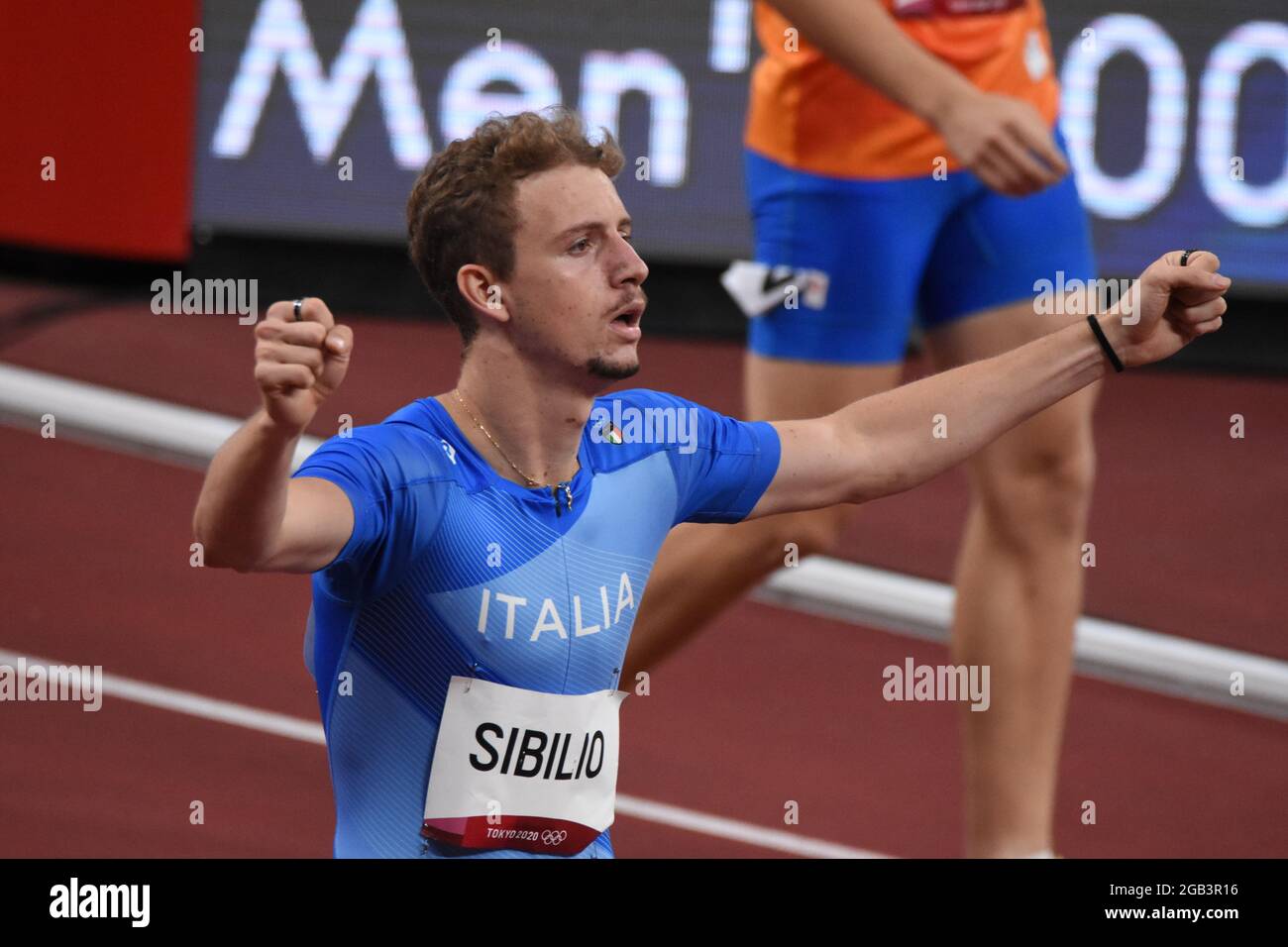 Alessandro Sibilio (ITA) competes on men's 400m hurdles semi-final ...