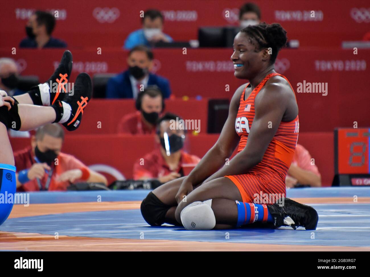 Tokyo, Japan. 02nd Aug, 2021. USA's Tamyra Marianna Stock Mensah ...