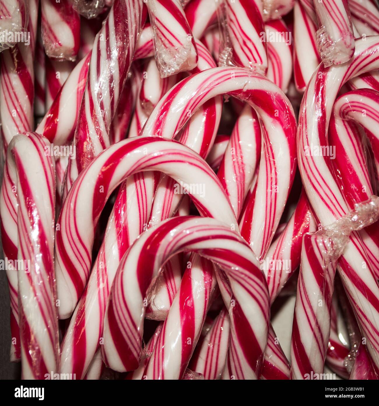 Christmas holiday red candy cane pattern, texture and background Stock ...