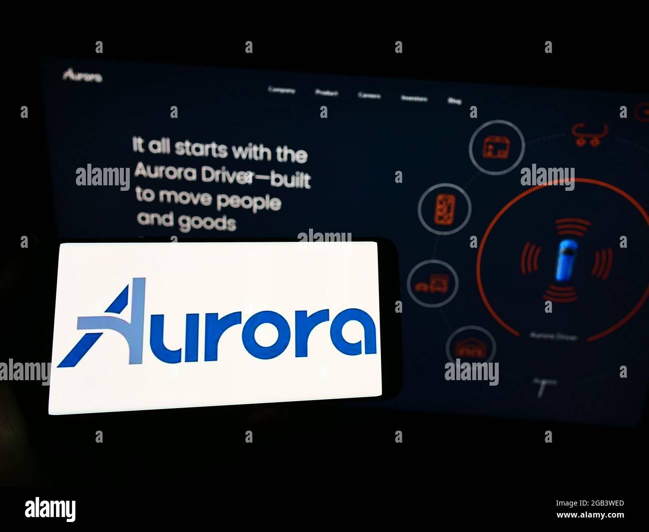 Autonomous car driving hi-res stock photography and images - Alamy