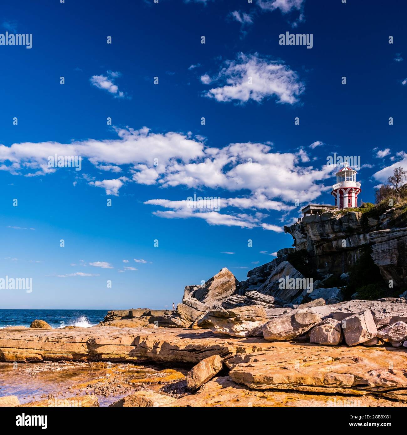 Hornby Lighthouse in Watson Bay Stock Photo - Alamy