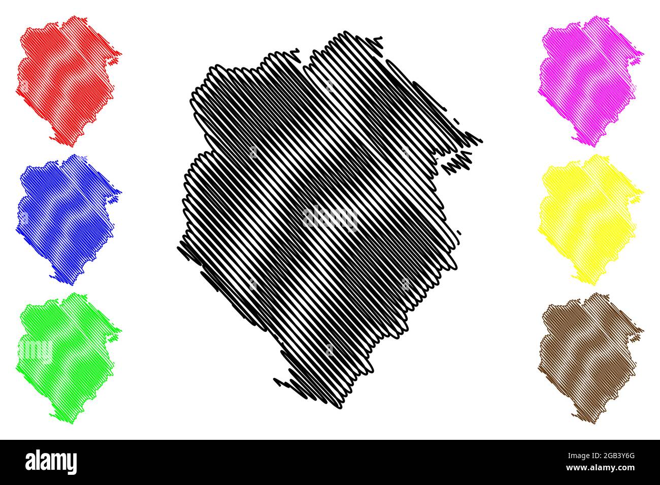 Biella province (Italy, Italian Republic, Piedmont region) map vector ...