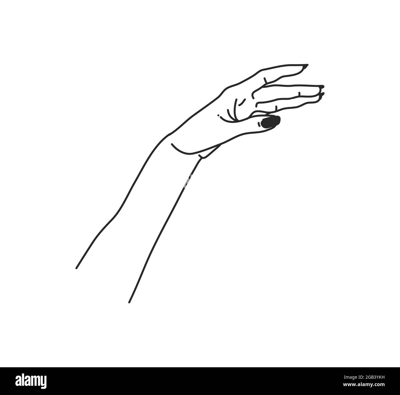 Boho linear element collection Black and White Stock Photos & Images ...