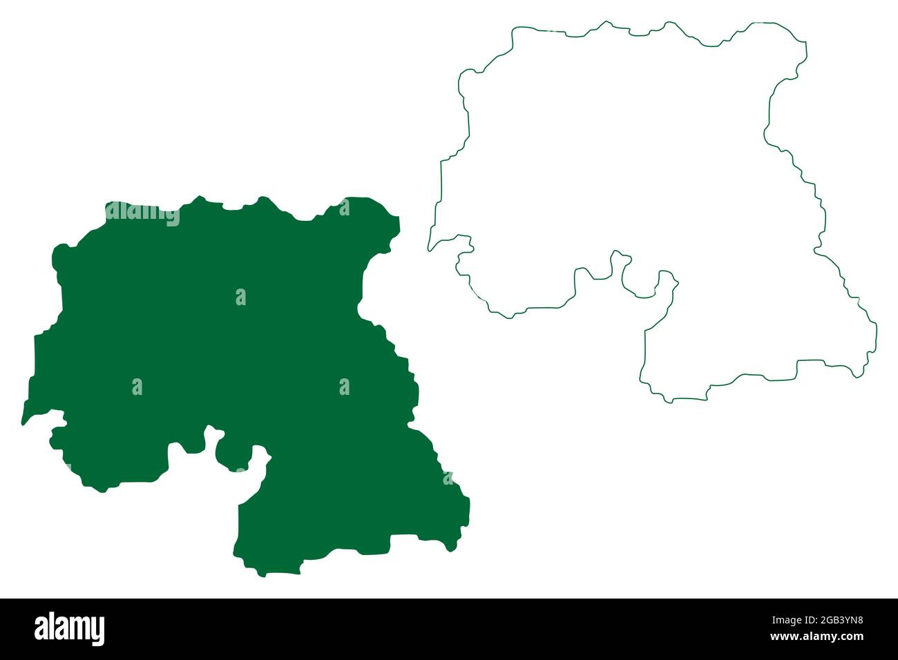 Medchal–Malkajgiri district (Telangana State, Republic of India) map ...