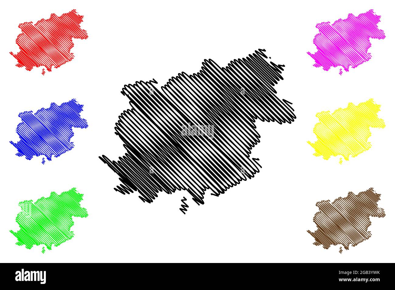 Map of benevento hi-res stock photography and images - Alamy