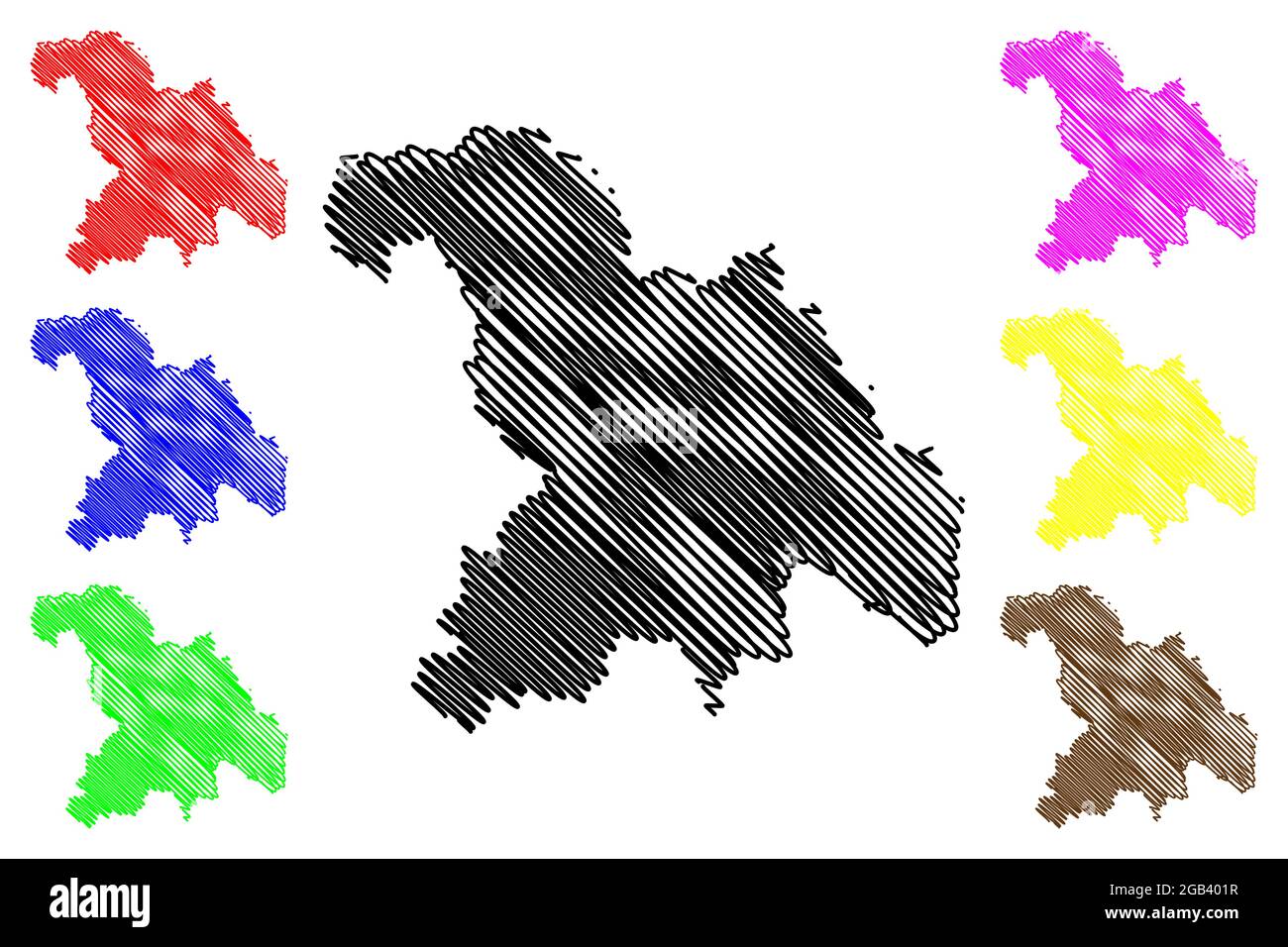 Alessandria province (Italy, Italian Republic, Piedmont region) map ...