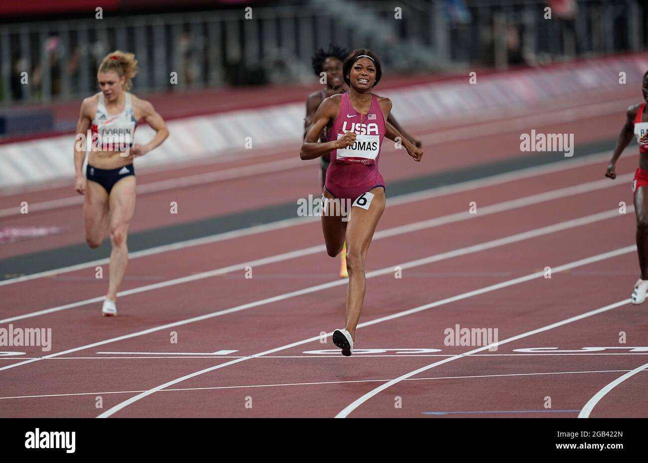 Olympics 200 meter women hi-res stock photography and images - Alamy