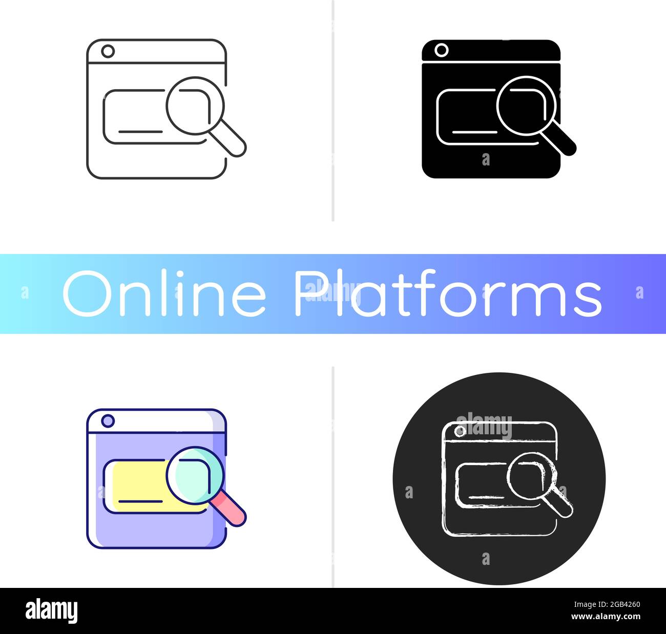 Search engines Stock Vector Images - Alamy