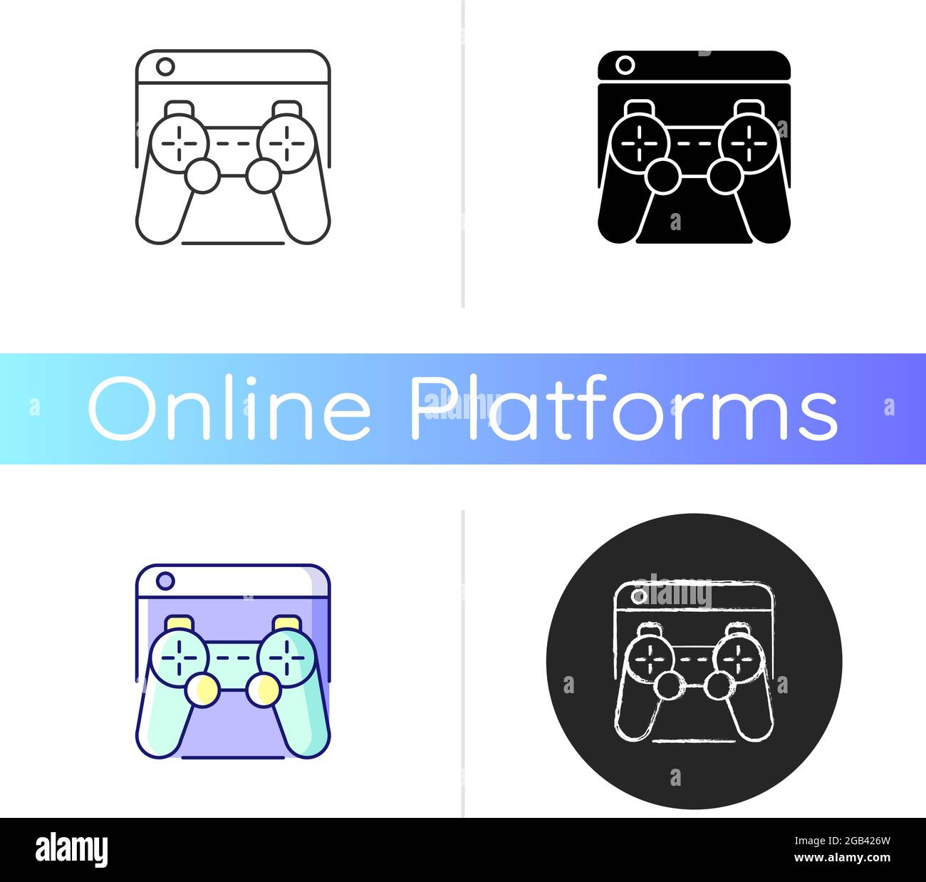 Logo for gaming platforms hi-res stock photography and images - Alamy