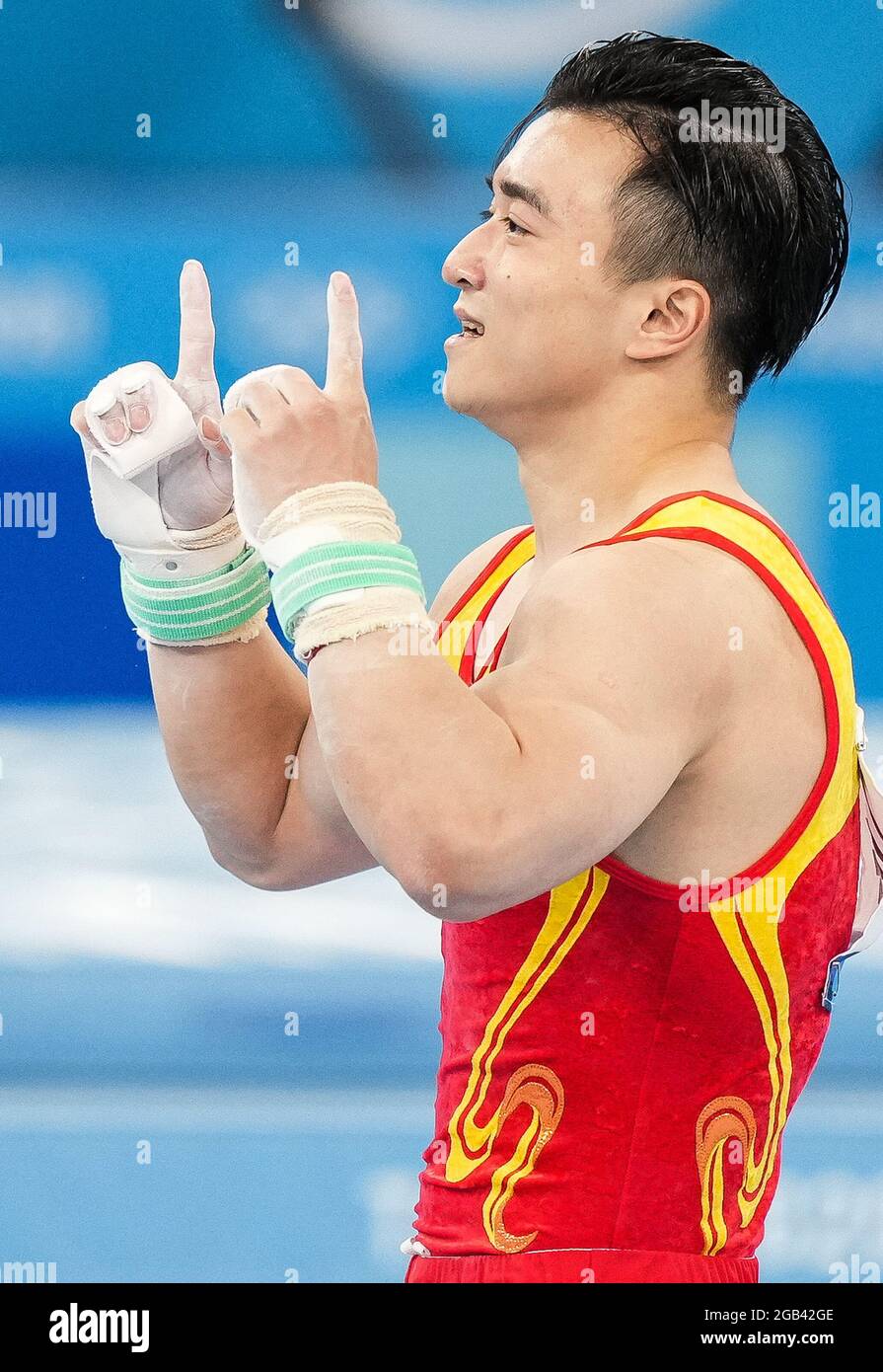 Tokyo, Japan. 2nd Aug, 2021. Liu Yang of China celebrates during the ...