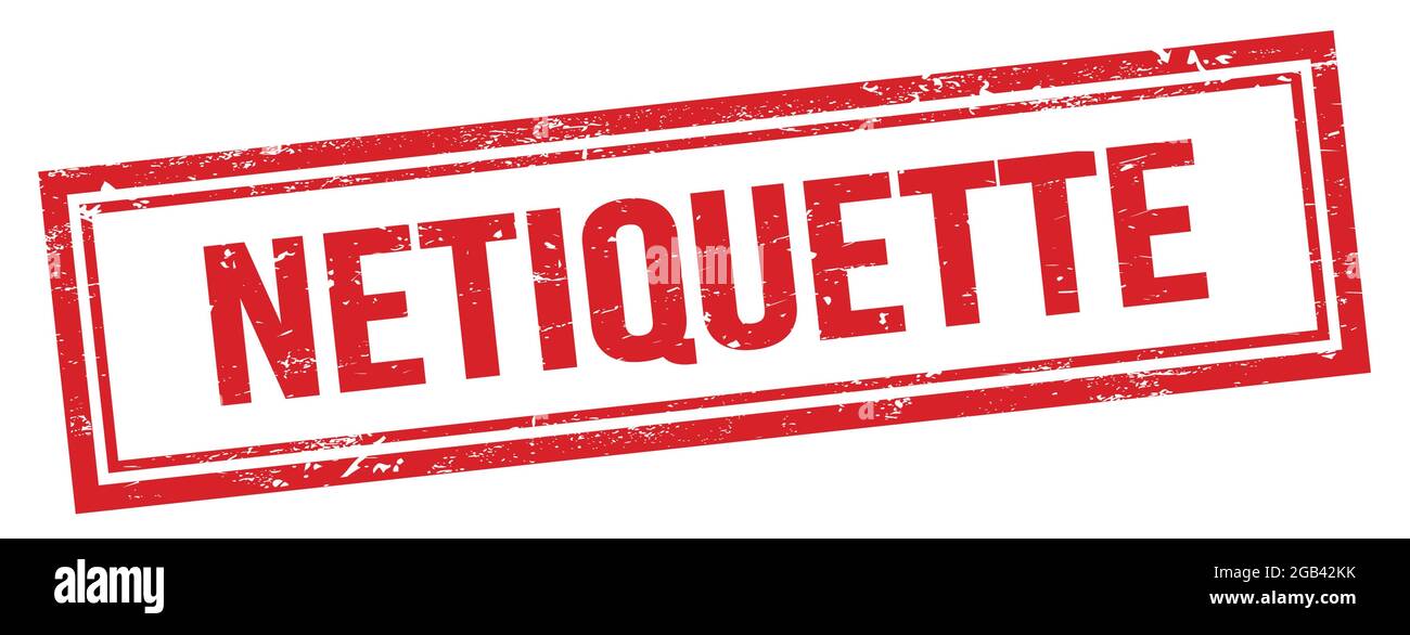 Netiquette word hi-res stock photography and images - Alamy