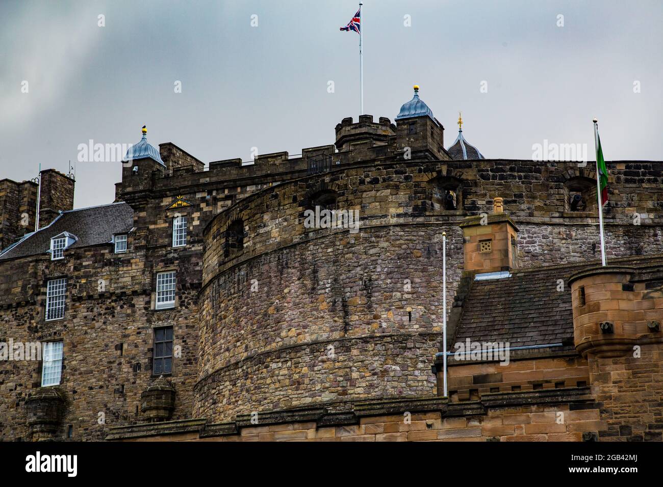 Different views of Edinburgh's great haunted castle, passages, corners ...