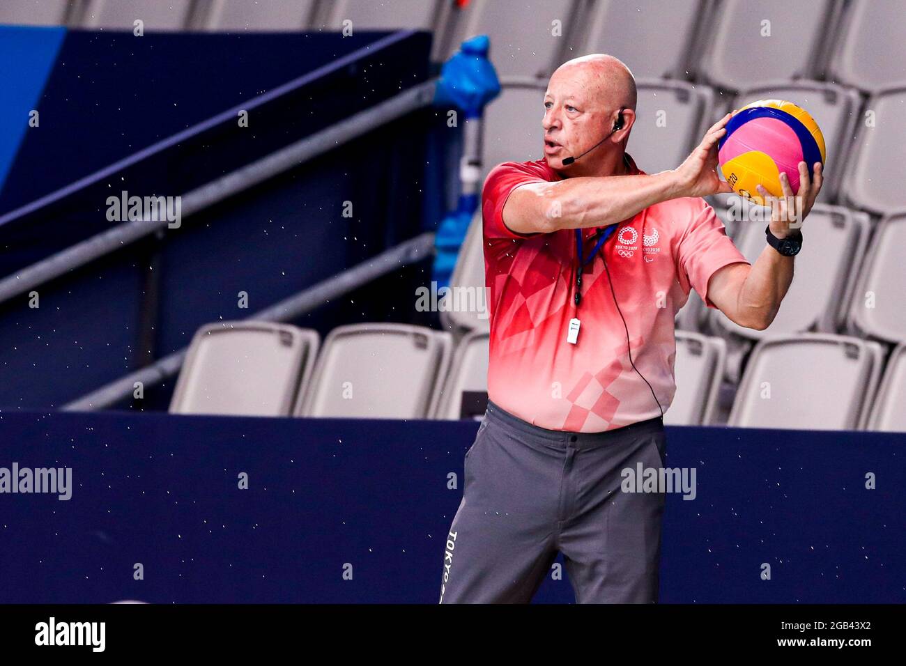 Tokyo, Japan. 02nd Aug, 2021. TOKYO, JAPAN - AUGUST 2: Referee Michael ...