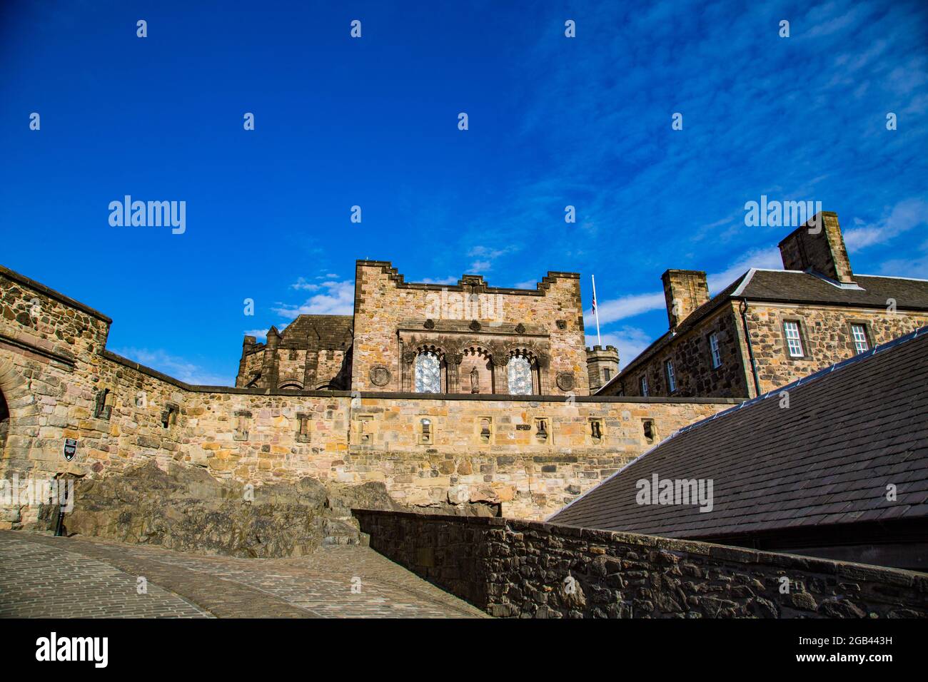 Different views of Edinburgh's great haunted castle, passages, corners ...