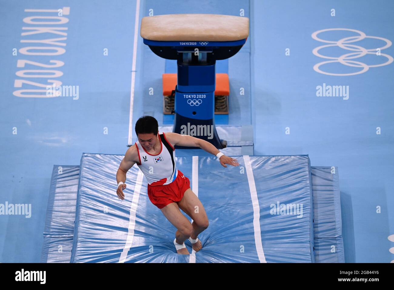 Tokyo, Japan. 02nd Aug, 2021. Gymnastics: Olympics, vault, men, final ...