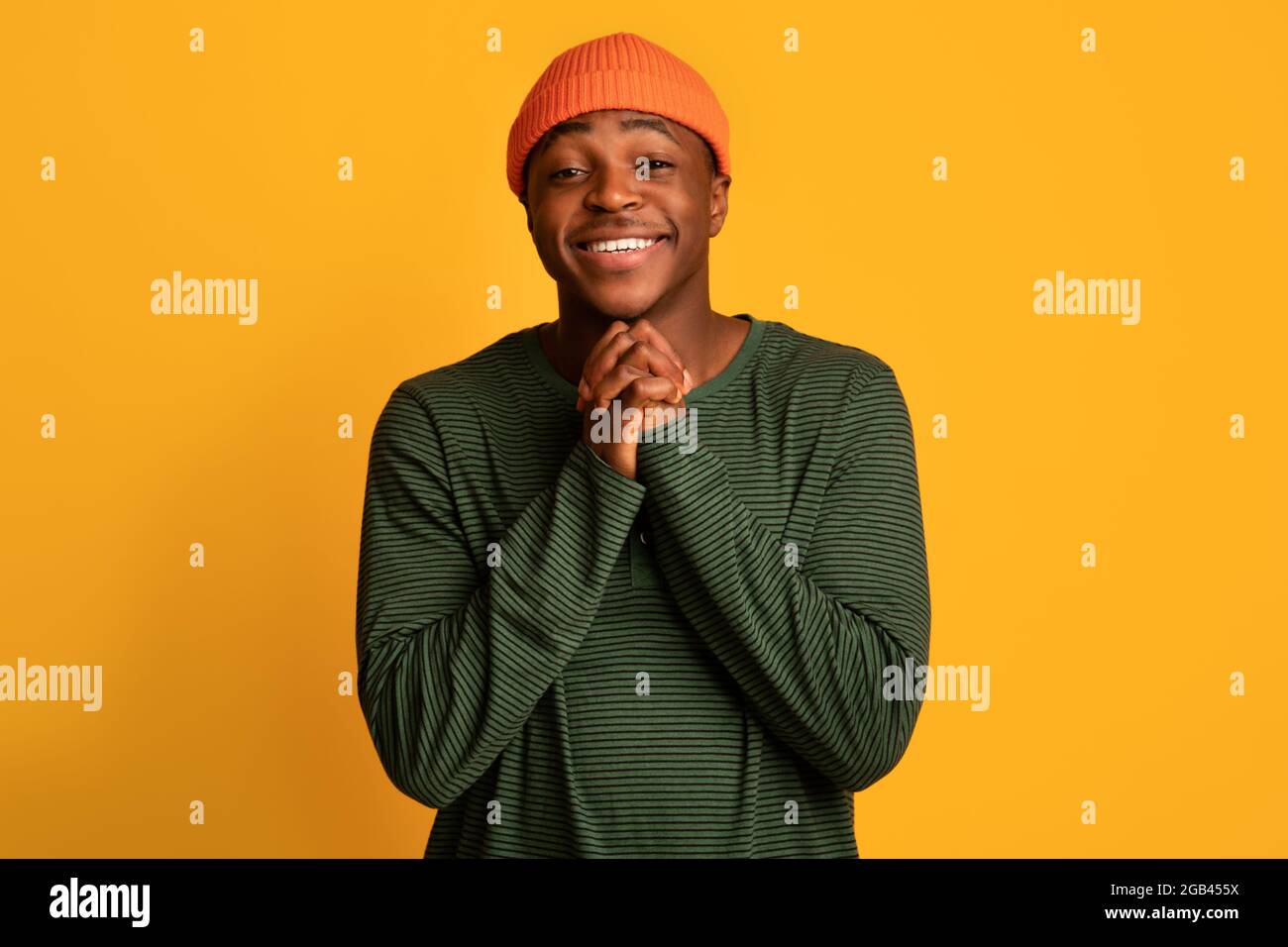 Man Pleading With Hands