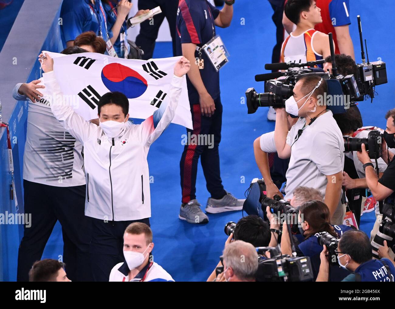 Tokyo, Japan. 02nd Aug, 2021. Gymnastics: Olympics, vault, men, final ...