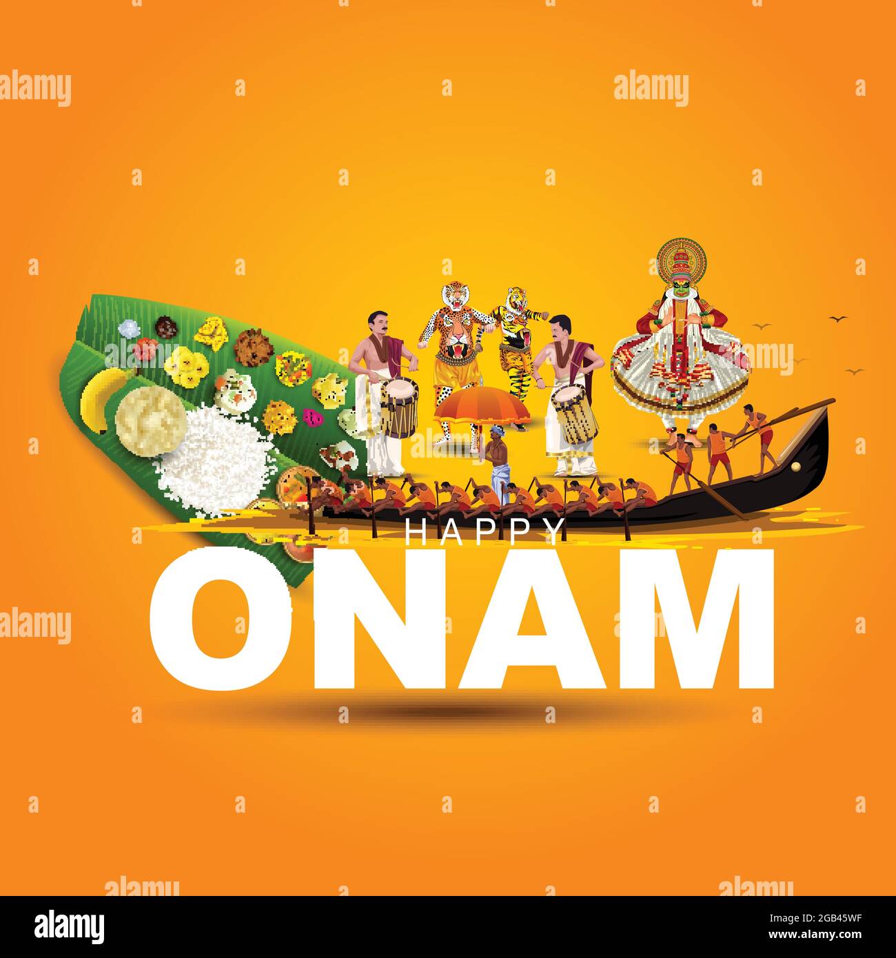 Vector Gratuito De Onam Kerala